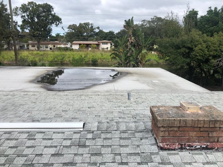 Water Ponding & Flat Roofing: What You Should Know